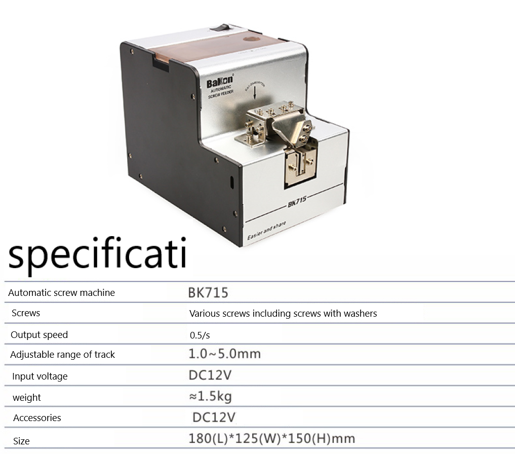 BAKON BK715 screw making machine automatic - Buy Shenzhen Bakon ...
